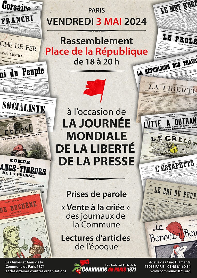 Journée mondiale de la Liberté de la Presse - 3 mai 2024